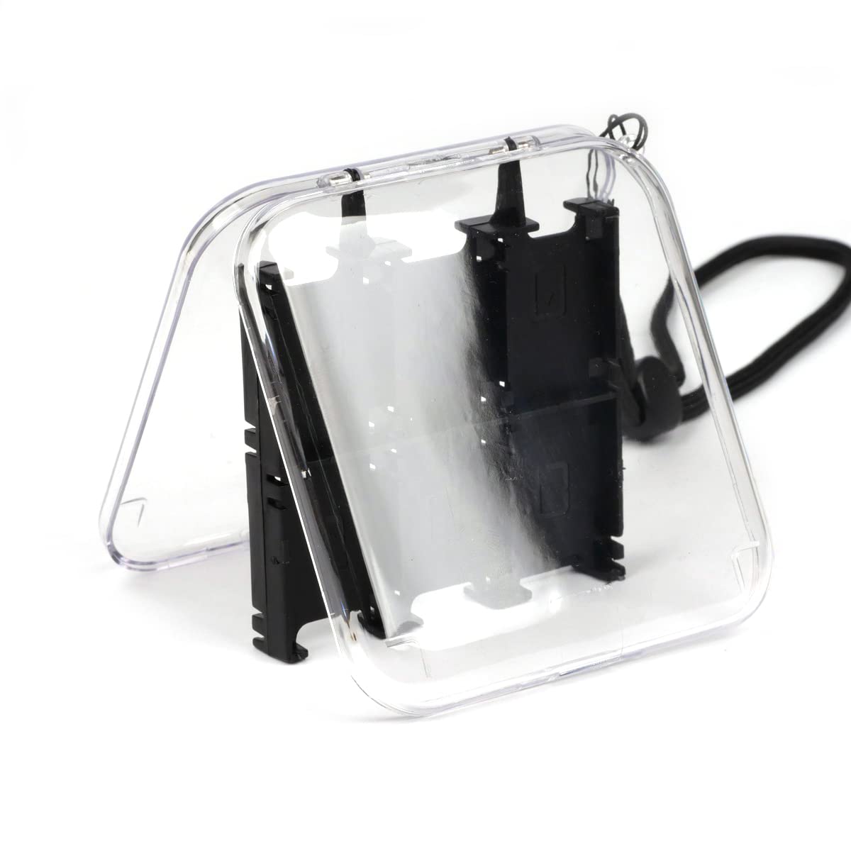 12in1 Game Card Case for Switch / Switch OLED 2021 / Switch Lite, for NS Game Card Organizer Holder Shell with 12 Game Slots, Keeps Card Safe Travel Portable (Transparent)