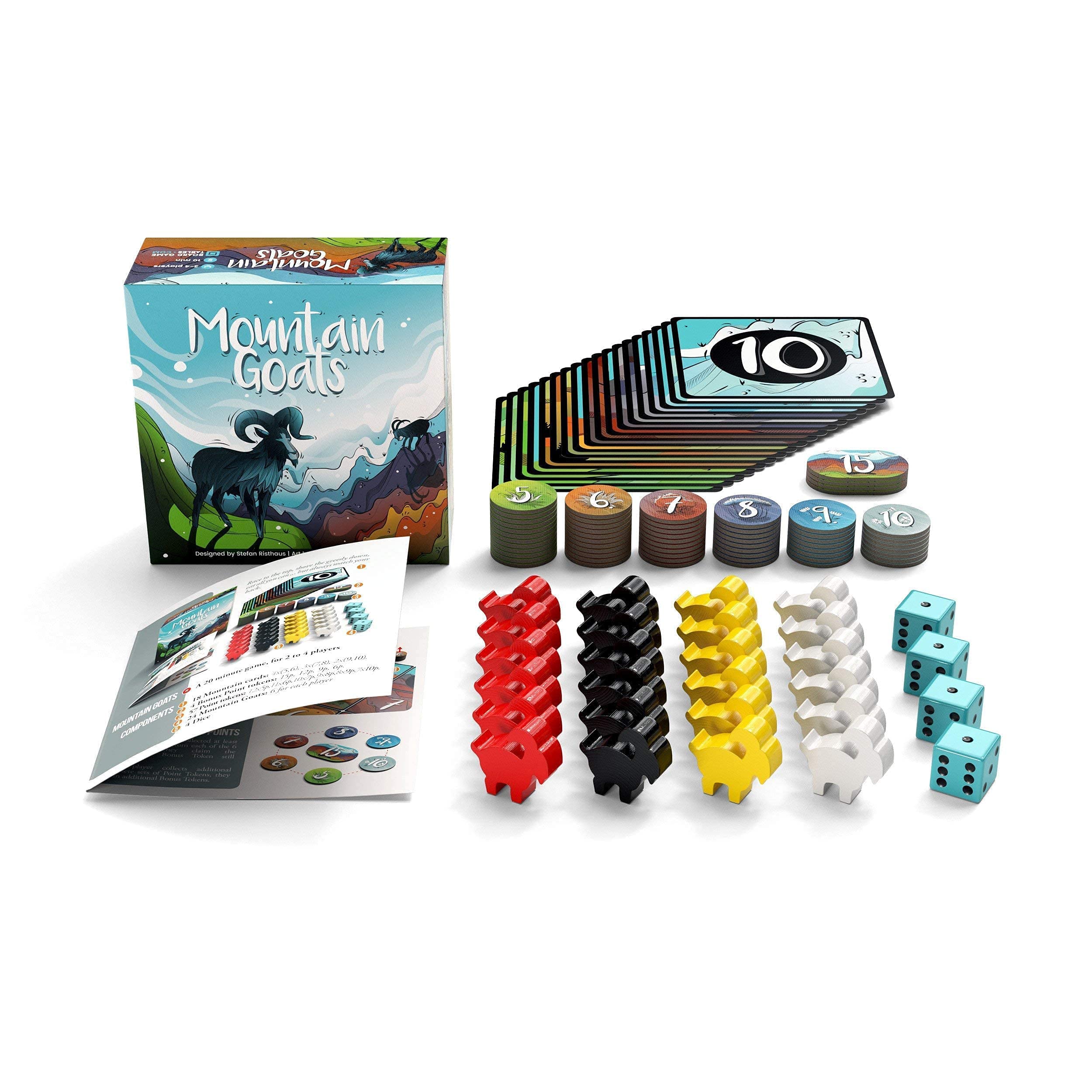 3 Small Games - Mountain Goats, Sequioa, GPS - Fast to Learn, Fast to Play - Family, Kid and Adult Games
