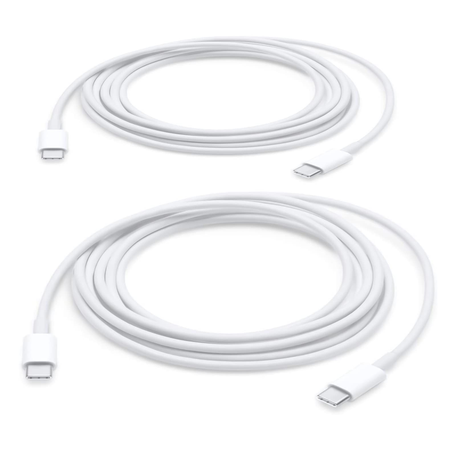 2 Pack USB-C to USB-C Fast iPad Charger Cable Cord for iPad Pro 12.9 In (3rd 4th 5th Gen) 11In 3rd/2nd/1st Gen, iPad Mini 6, iPad Air 4th/5th, for Type C Stylus Pen,MacBook Pro Air 13 in USB Cord