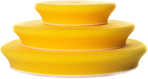 RUPES D-A Fine High Performance Fine Polishing Foam Pad 2-Pack,4 inch Face,3 inch Backing