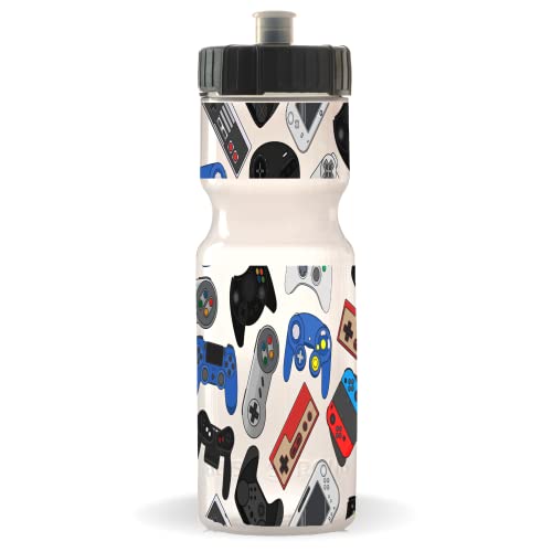 50 Strong Kids Water Bottle | 22 oz. BPA- Free Sports Squeeze Water Bottles with Pull Top Cap |Perfect Water Bottle for School | Reusable & Durable for Boys & Girls | Made in USA