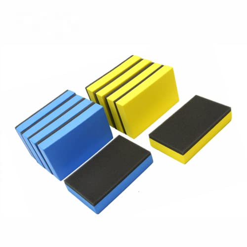 30Pcs Car Ceramic Coating Applicator Polishing Pads, Car Wash Sponge Applicator Glass Nano Coating for Car Wax Polish