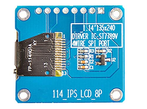 Taidacent HD Color Screen Generator Monitor St7789 Amoled IPS LCD SPI IPS Screen 8 Pins Small Tiny 135 * 240 1.14 Inch