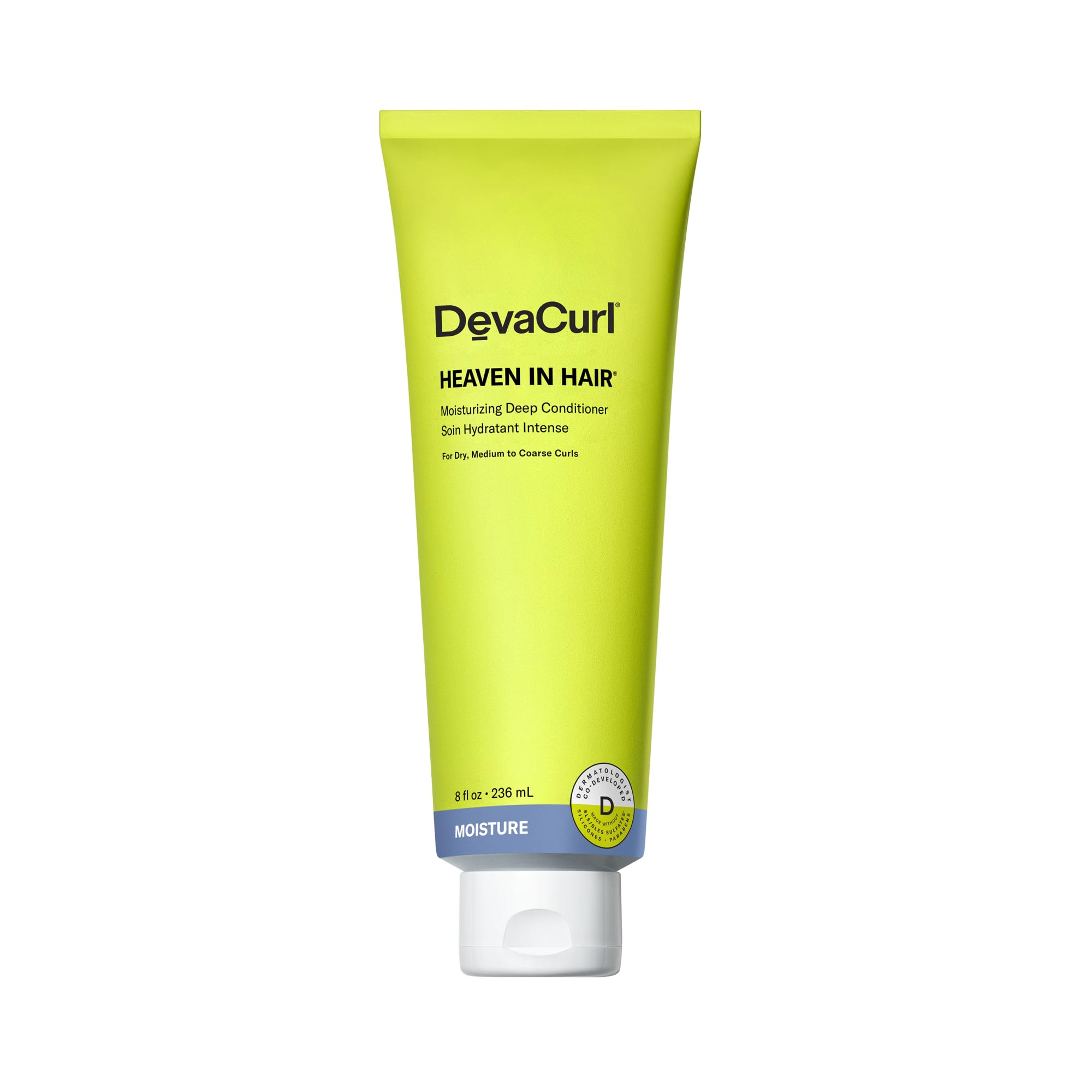 DevaCurl Heaven in Hair Moisturizing Deep Conditioner, Green Oasis, 8 fl. oz.