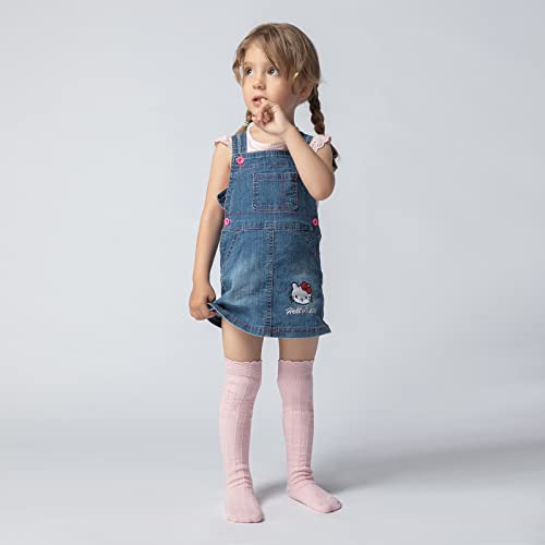 Petrass Knee High Socks Baby Girls,Infant Ruffle Knee High Socks,Toddler Knee High Socks (6 packs)