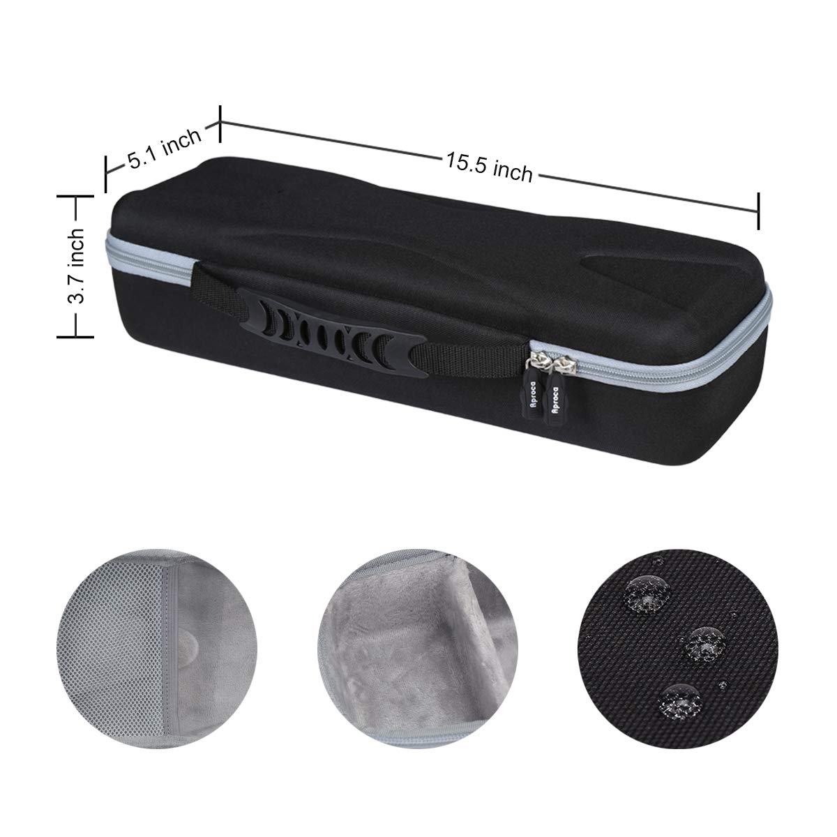 Aproca Hard Carrying Storage Travel Case, fit Brother Wireless Compact Desktop Scanner ADS-1700W / ADS-1250W / ADS-1200W