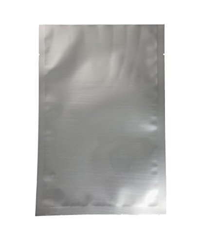 7.5 Mil Mylar Bags/Pouches - Multiple Sizes Genuine Aluminum Foil-Lined Bag for Long Term Food, Grain, Rice, Baking, Storage Container (50) (8"x12")