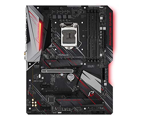 ASRock B365 PHANTOM GAMING 4 LGA1151/ Intel B365/ DDR4/ Quad CrossFireX/ SATA3&USB3.1/ M.2/ A&GbE/ ATX Motherboard