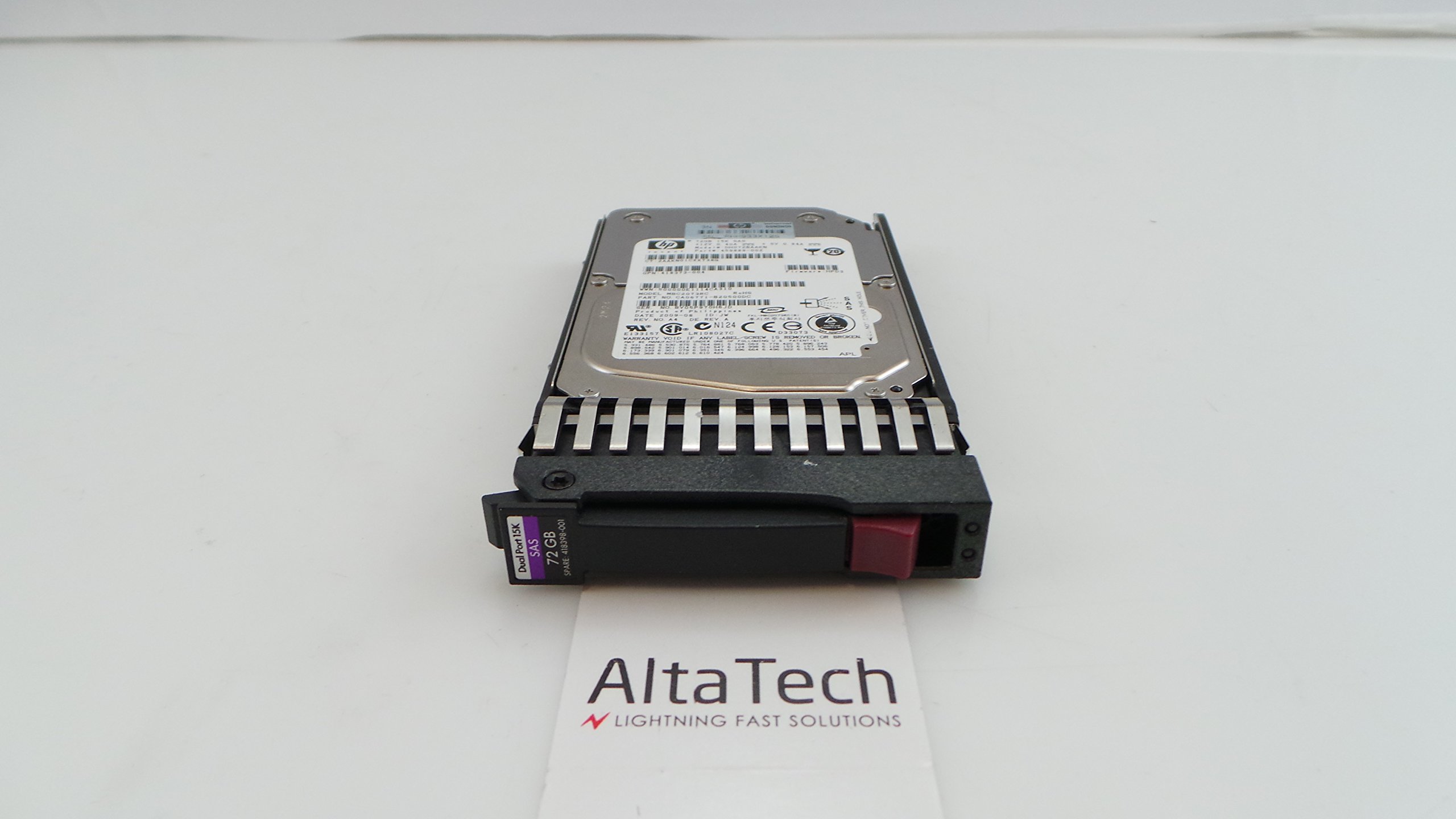 418398-001 Hp Hard Drives W-tray Sas-3gbits 73gb-15000rpm