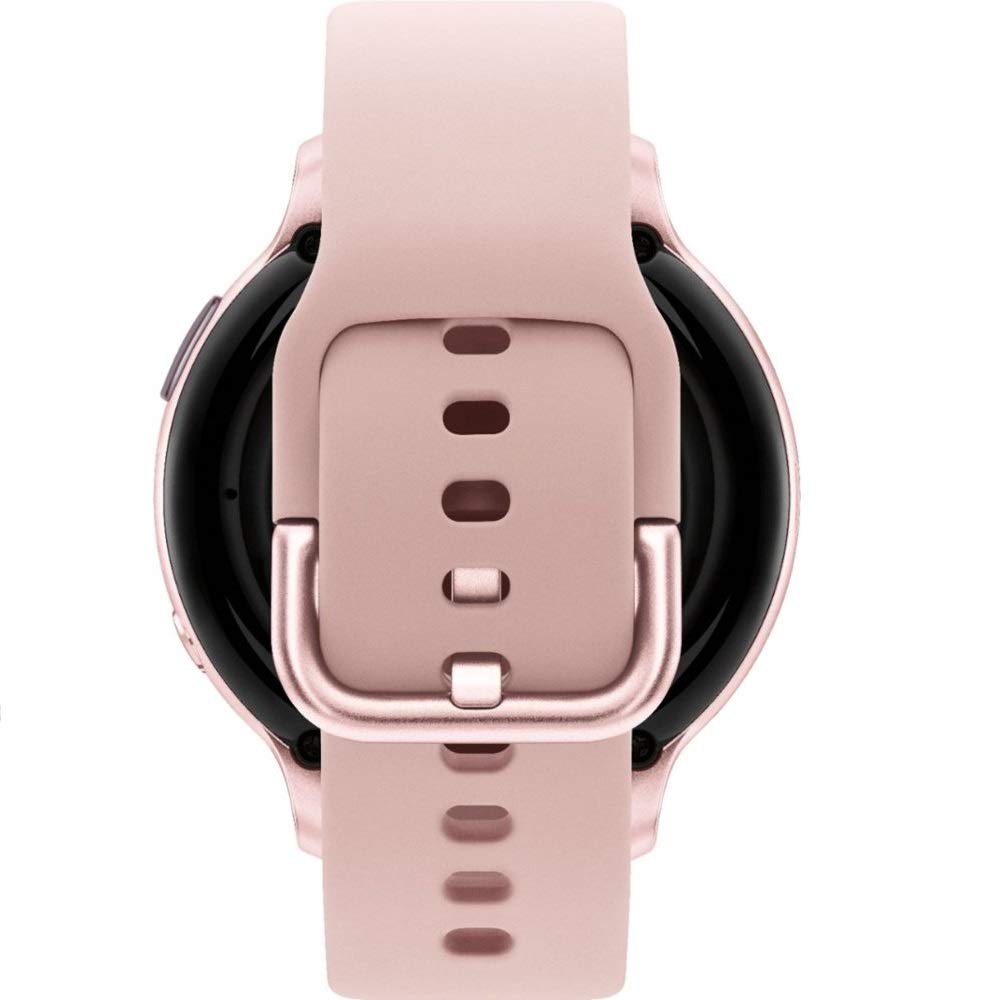 Samsung Galaxy Watch Active2 (Silicon Strap + Aluminum Bezel) Bluetooth - International (Pink Gold, R820-44mm)