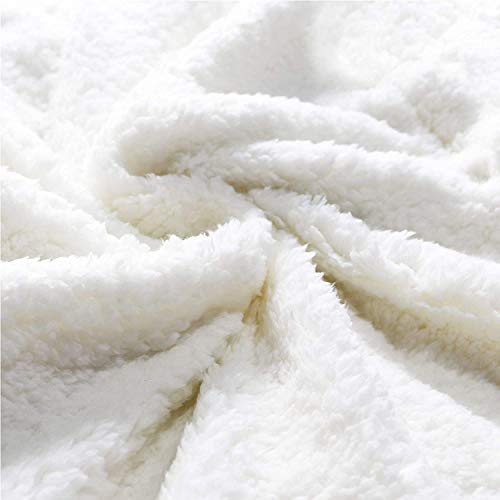 Elk Printed Sherpa Blanket Wild Animal Pattern Fleece Throw Blanket for Sofa Couch Christmas Theme Plush Blanket Winter Nature Tree Deer Room Decor Throw 50"x60"