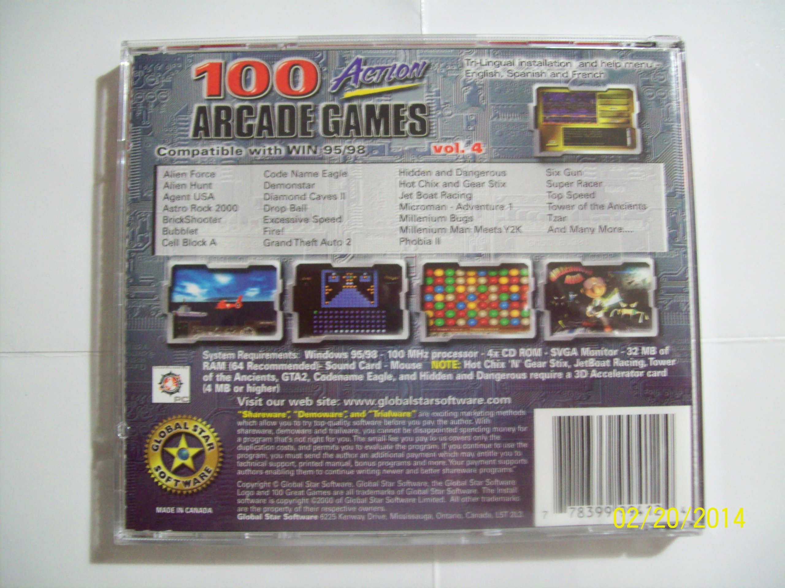 100 Great Action Arcade Game Volume 4 - PC