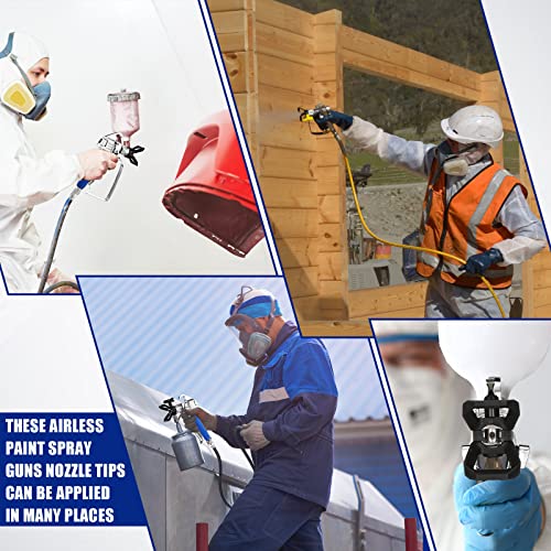 2 Sets 3600PSI Airless Paint Spray Gun High Pressure Airless Paint Sprayer Gun with 517 Tip Swivel Joint for Pump Sprayer Parts Accessories