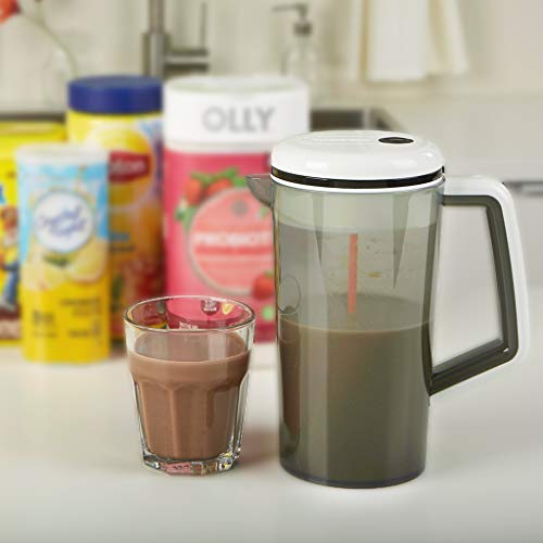 Baby Brezza Electric One Step Formula Mixer Pitcher - Motorized Mixing System for Infant Formula Powder - Large Capacity, Mix 28oz of Formula at Once - Portable for Travel