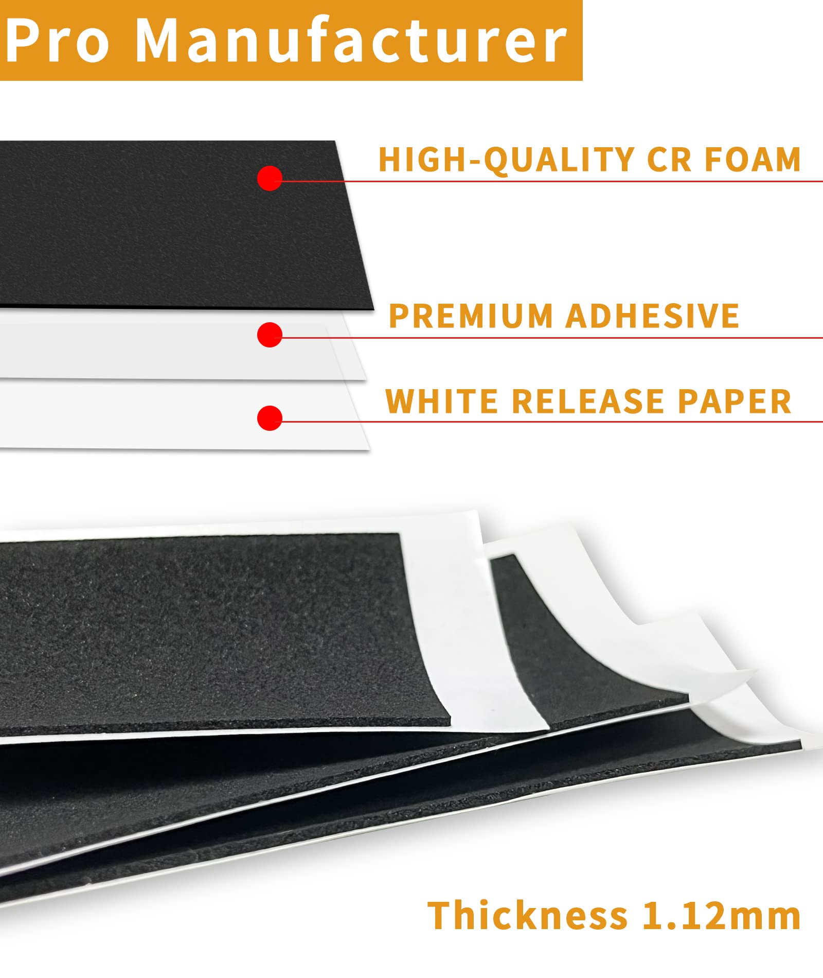12Pcs Fingerboard Foam Grip Tape, 38 x110mm Foam Grip Tape for Fingerboards, Fingerboard Grip Tape,(12)