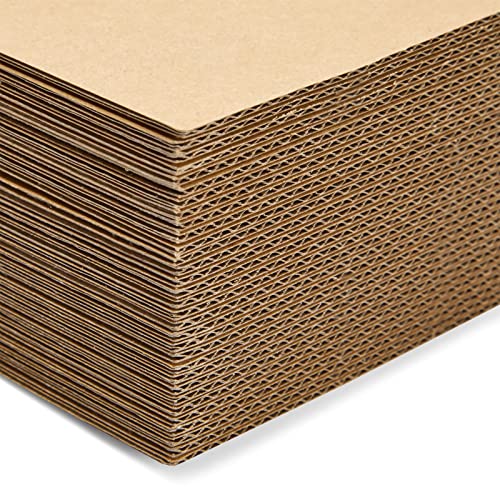 200 Pack 5x7 Corrugated Cardboard Sheets for Mailers, Flat Packaging Inserts for Shipping, Mailing, Crafts, 2mm Thick
