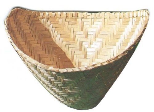 2 Thai Lao Sticky Rice Steamer Baskets Bamboo Kitchen Cookware Tool