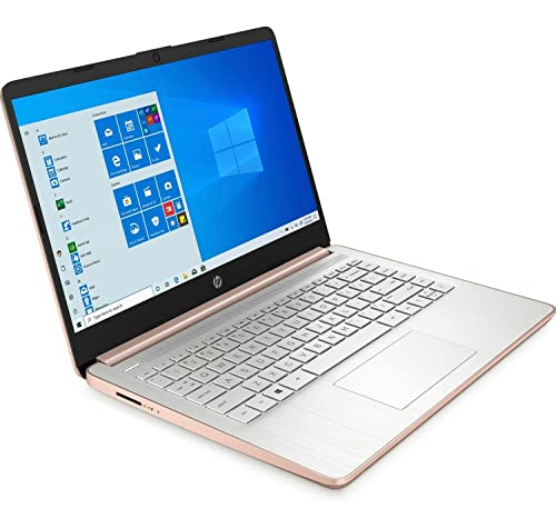 HP 14-inch TouchScreen HD Laptop, Intel Celeron N4020, 4GB DDR4, 64GB eMMC, Webcam, HDMI, Windows 10 S (Google Classroom or Zoom) (Rose Pink) (Renewed)