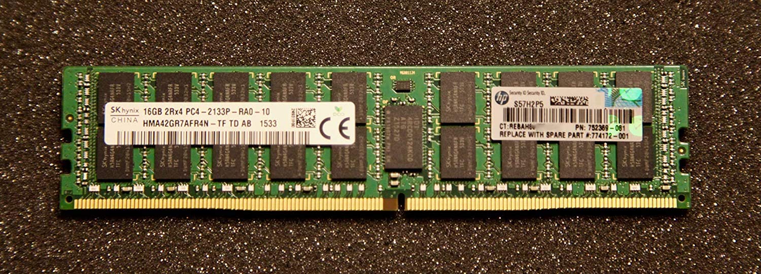 752369-081 Hewlett-Packard 16Gb 2Rx4 Pc4-2133P-R Memory Kit