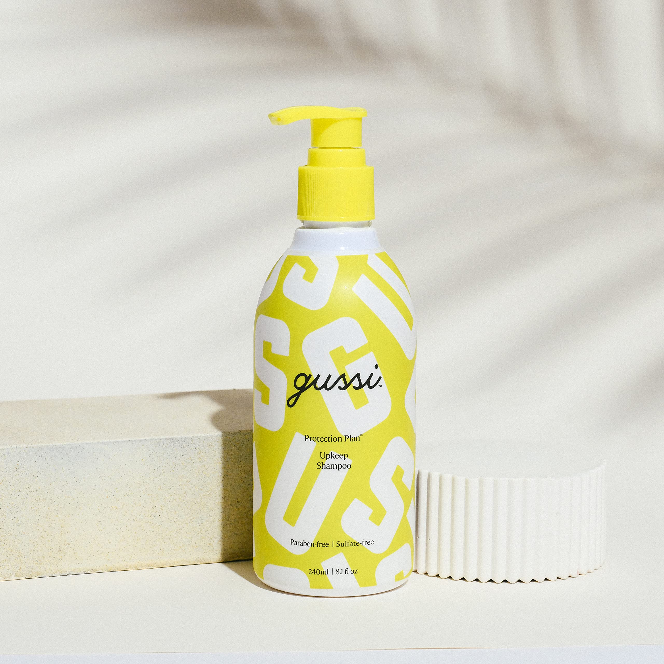 Gussi Hair Protection Plan - Hydrating Keratin Mask for Frizzy or Dry, Damaged Hair, Sulfate-Free Shampoo
