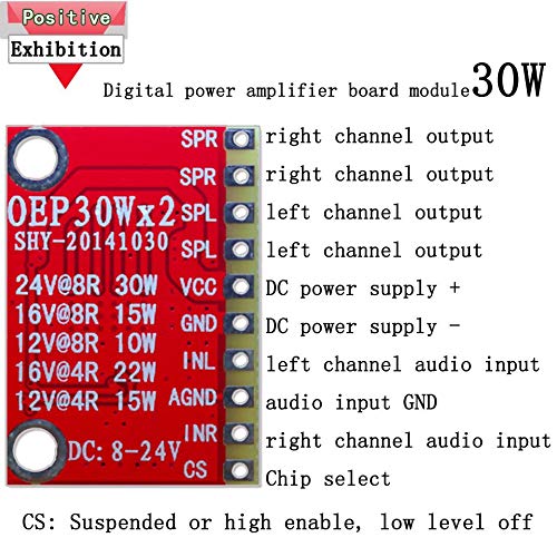 Comimark OEP30Wx2 Audio Module Class D Digital Power Amplifier Board Replace TDA8932 (1Pcs)