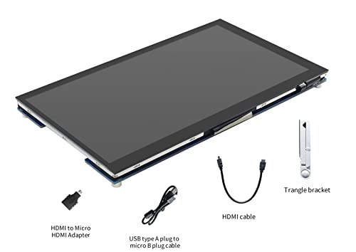 Ingcool 7 Inch Capacitive Touchscreen Monitor IPS Display 1024x600 7" HDMI LCD Module for Raspberry Pi 4B/ 3B+/A+/B/ 2B/ B+/A+/ Zero W, Support Windows 10/8.1/8 / 7