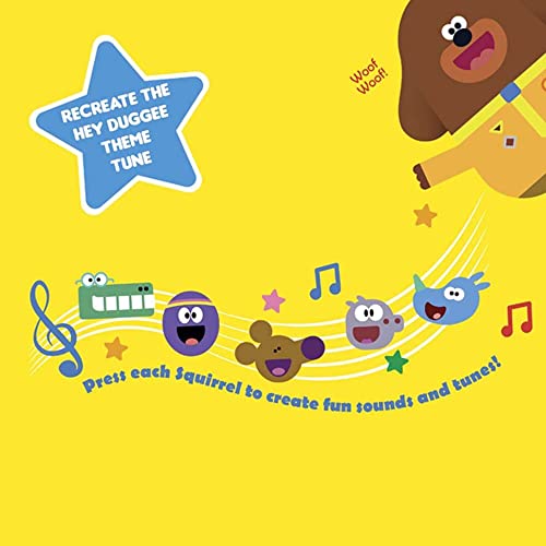 Hey Duggee AB Gee abgee 539 2149 EA with Music and Storytime Squirrels, red, 15 x 18 x 30 Centimeters