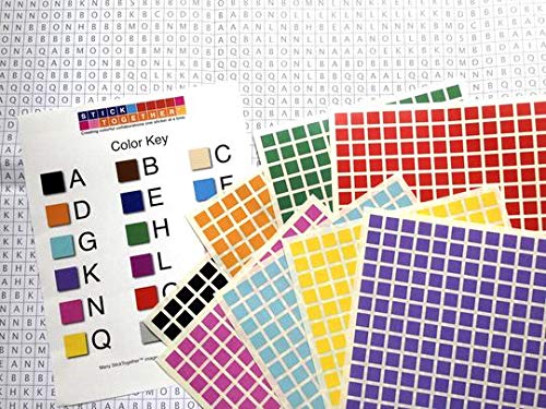 Huge Mosaic Puzzle Poster Kits | Group Project | No Mess Paint by Sticker | Stay at Home Activity | Classroom | One Sticker at a Time! | Large Hot Air Balloon | Learning Fun | 40β X 36β Giant Poster