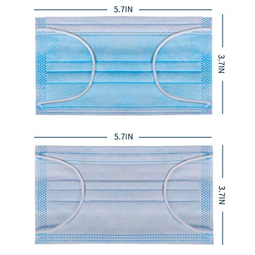 eZthings® Children's Disposable 3 Ply Filter Face Mask for Personal Protective Safety (50 Kids Masks)