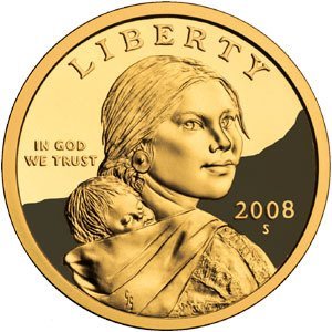 2008 S Sacagawea Golden Dollar $1 Proof $1 Proof DCAM US Mint