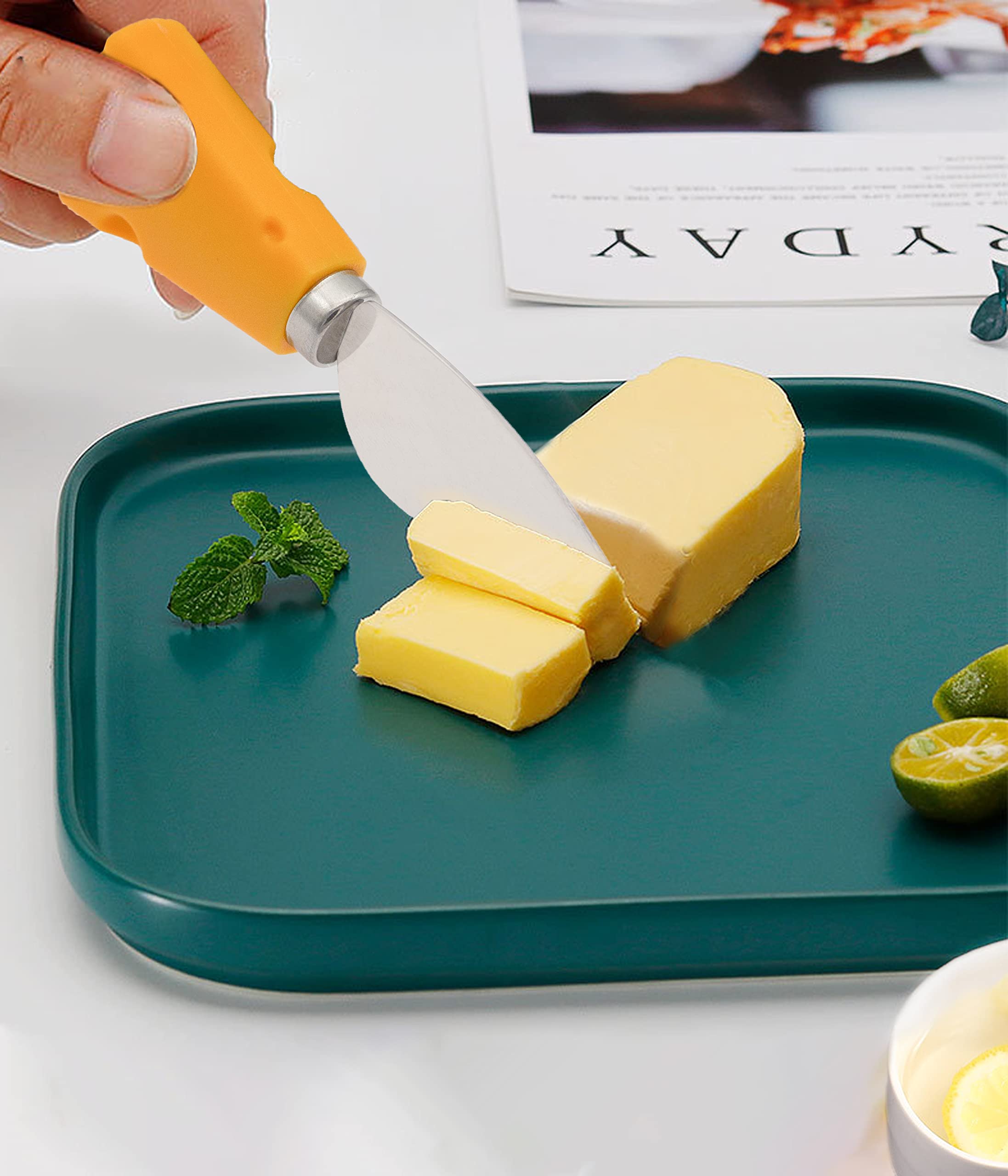 3pcs Cheese Knife Set, Stainless Steel Cheese Knives, cheese spoon, cheese fork, suitable for gift giving