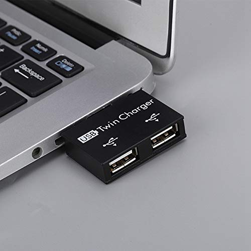 MNTT USB Splitter Charger White for Phone Tablet Computer Black Adapter Hubs(White)