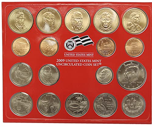 2009 P, D U.S. Mint - 36 Coin Uncirculated Set with CoA Uncirculated