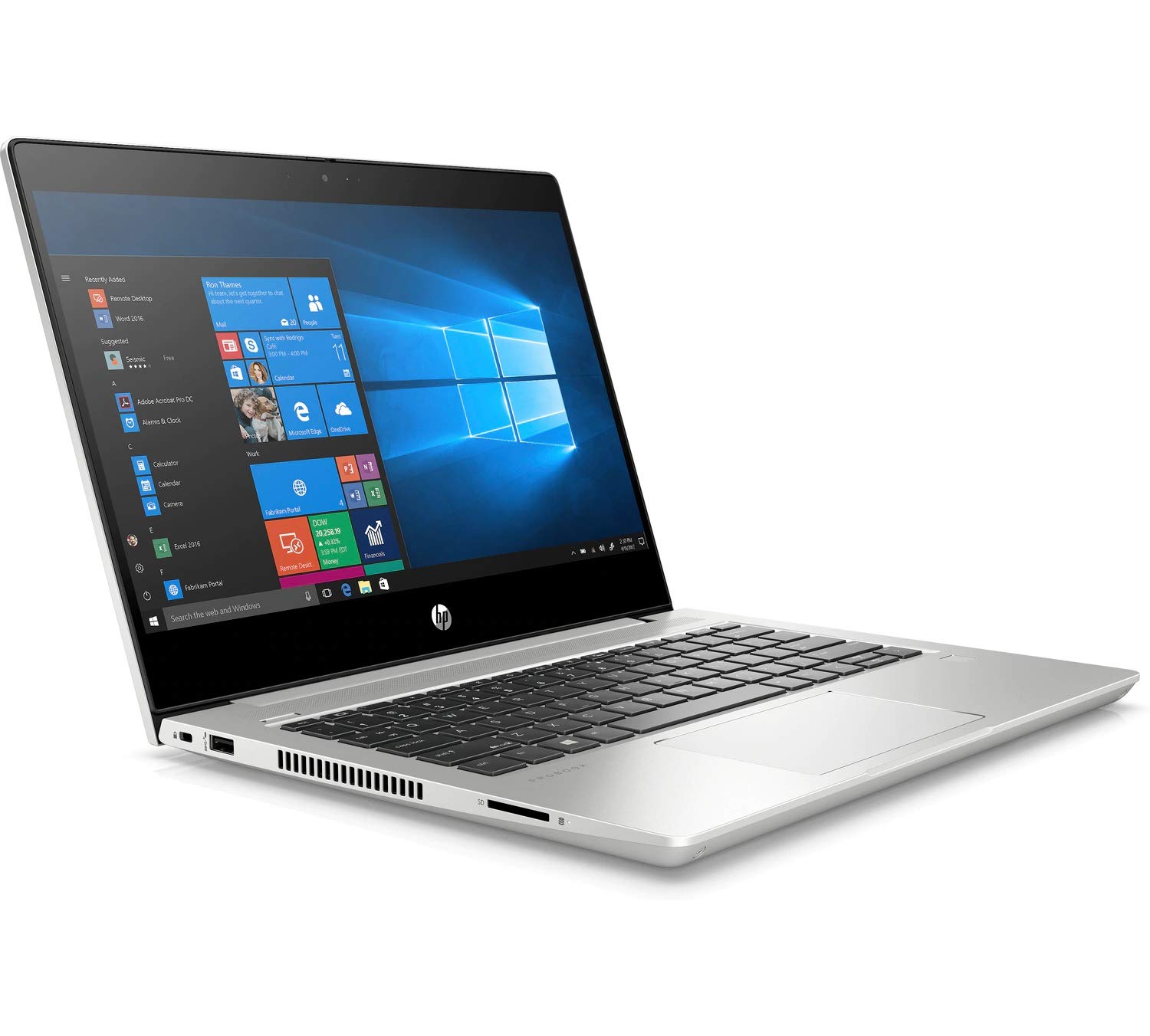 HP ProBook 430 G7 13.3" Notebook - 1920 x 1080 - Core i5 i5-10210U - 8 GB RAM - 256 GB SSD - Pike Silver Aluminum - Windows 10 Pro 64-bit