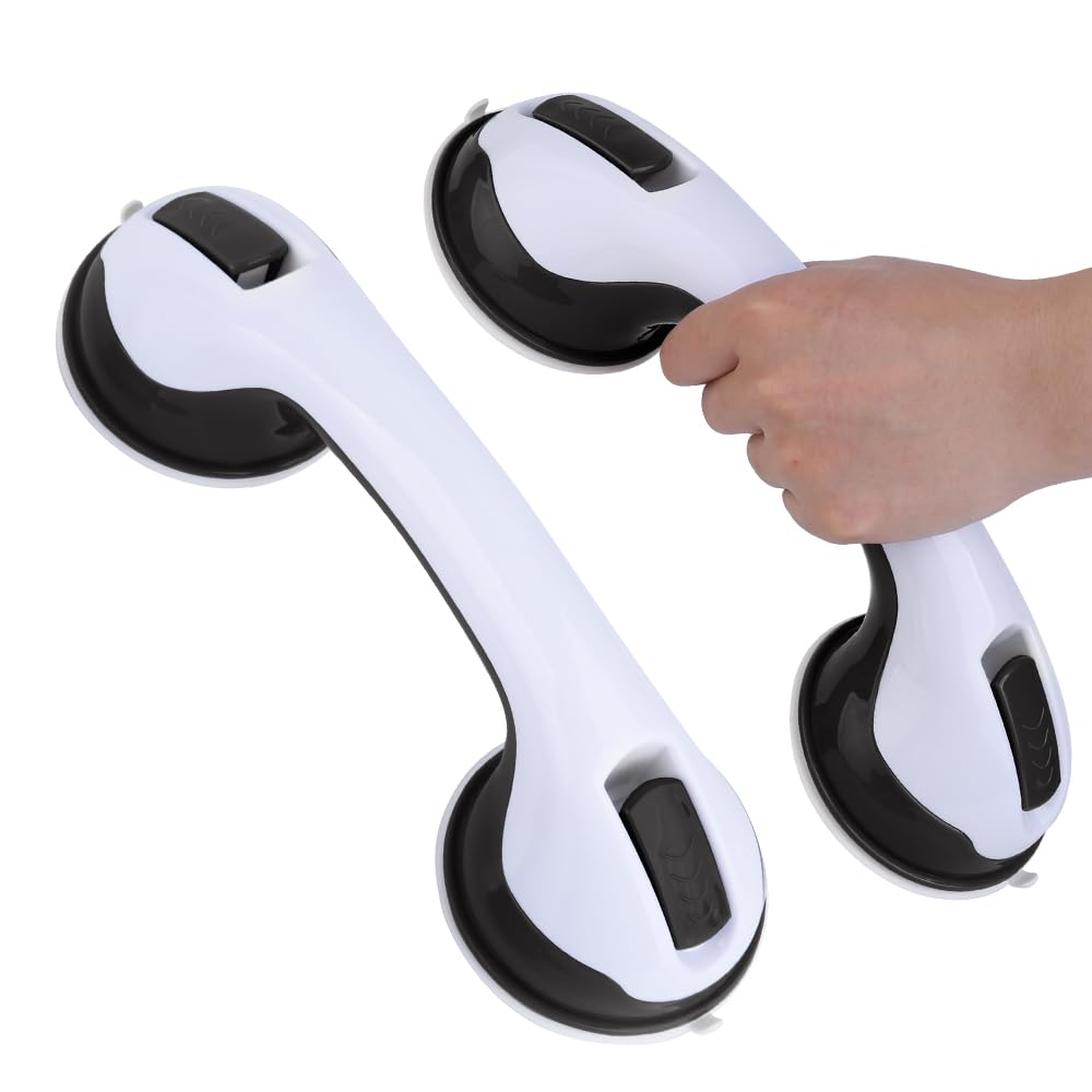 2 Pack Grab Bars for Bathtubs and Showers, Shower Handles for Elderly Seniors bar Bars Safety Elderly Suction 500 lbs Cup and Walls bathtubs Handicap