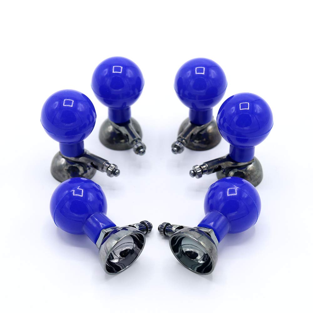 Compatible Universal ECG/EKG Electrode Ball Bulb Suction Adult Size 1.02 inch 6 Pcs/Set