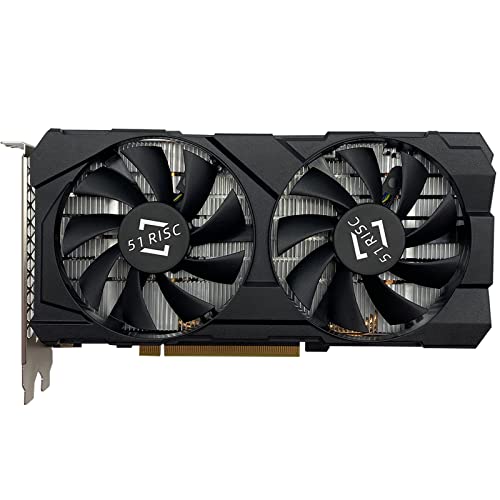 51RISC GeForce RTX 2060 Super Graphics Card, 8GB GDDR6 256bit PCIe 4.0 x16 DP HDMI DVI Ray Tracing Video Card for Gaming PC 2K Game Card