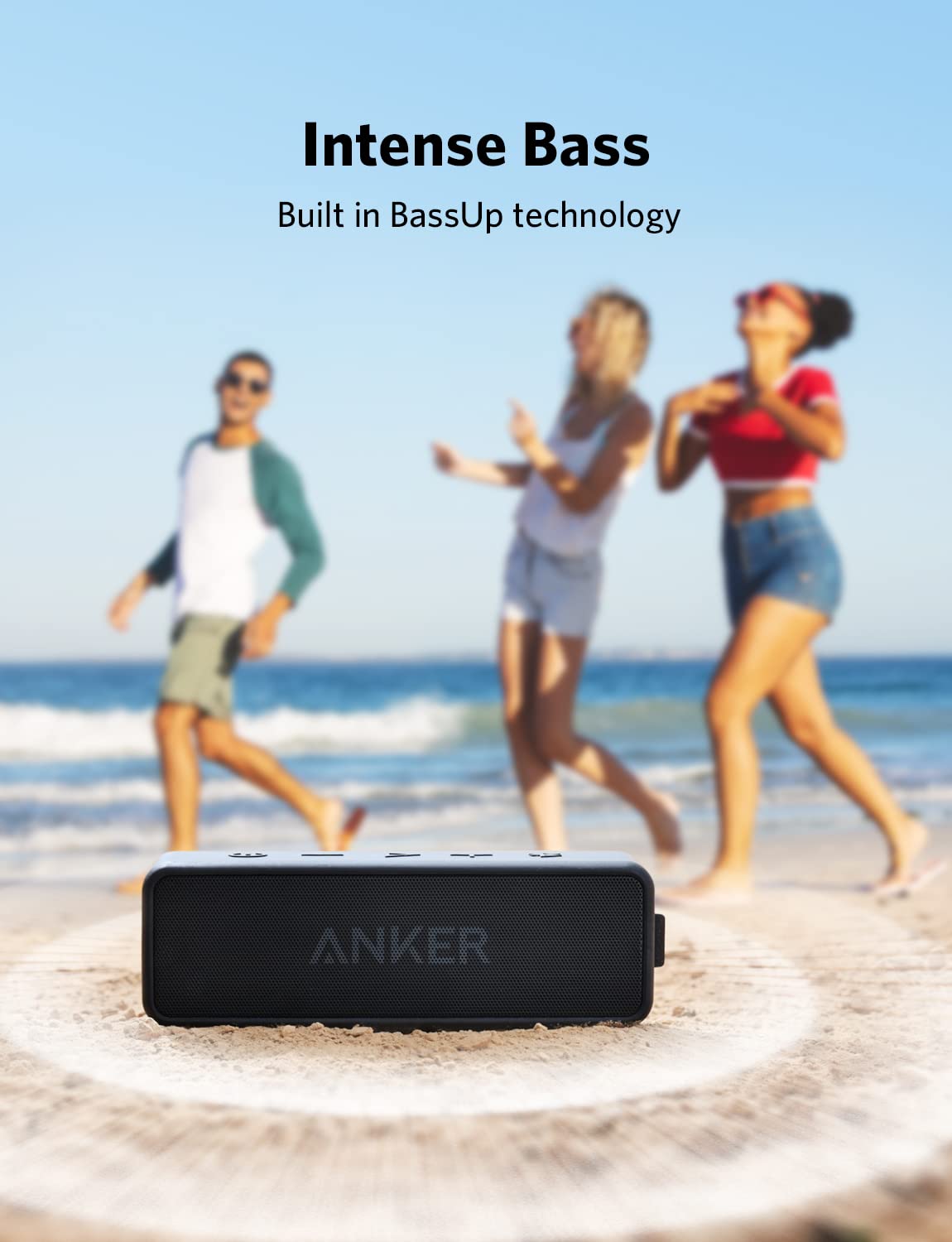 Anker Soundcore 2 Bluetooth Speaker Bundle with Official Travel Case