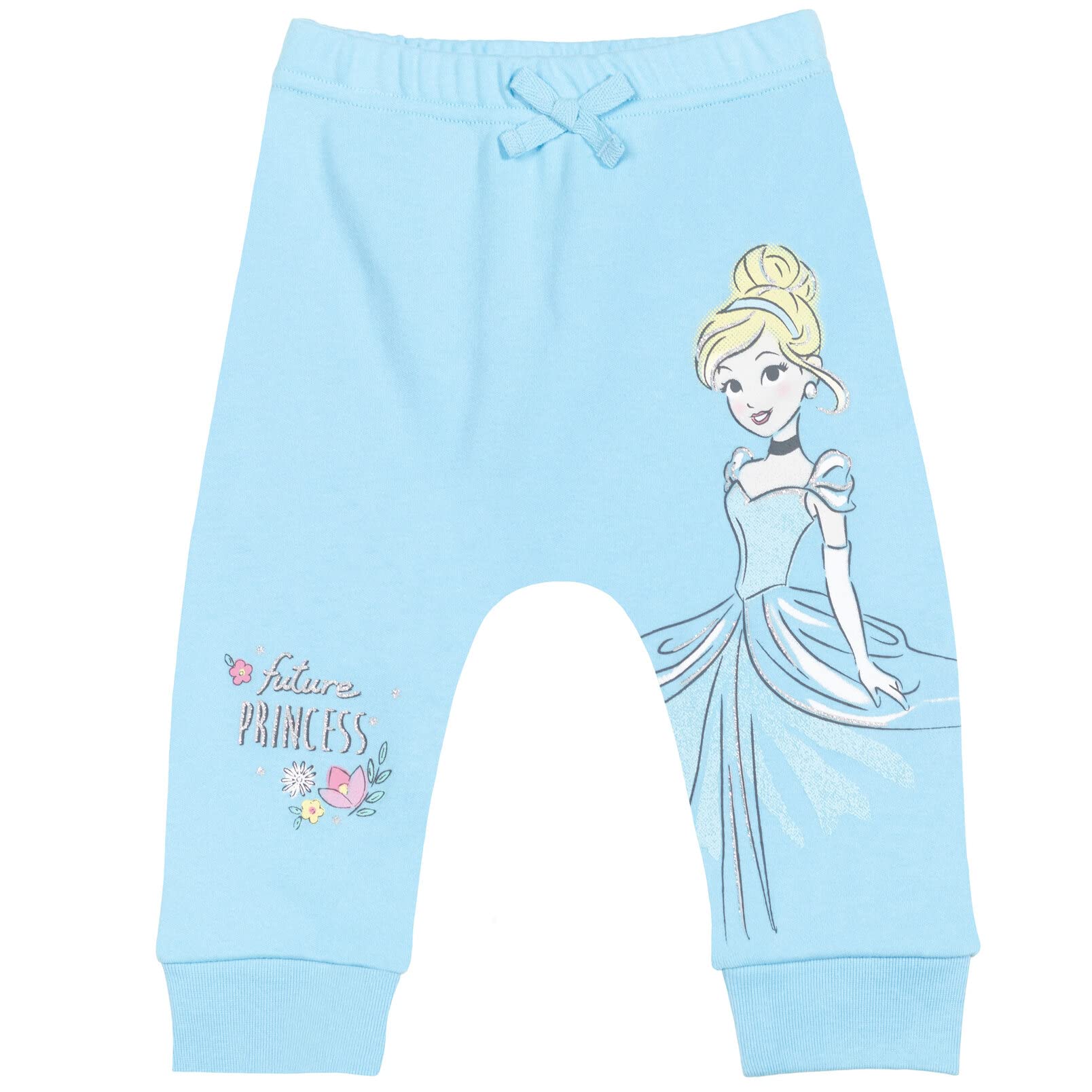 Disney Princess Belle Aurora Cinderella Infant Baby Girls 4 Pack Pants 12 Months