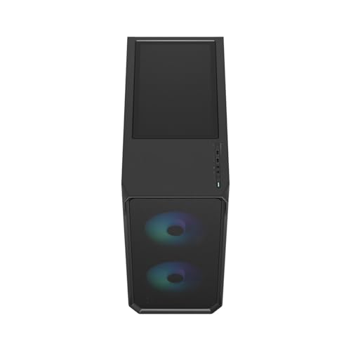 Fractal Design Focus 2 RGB Black TG Clear Tint, mid tower - Tempered Glass