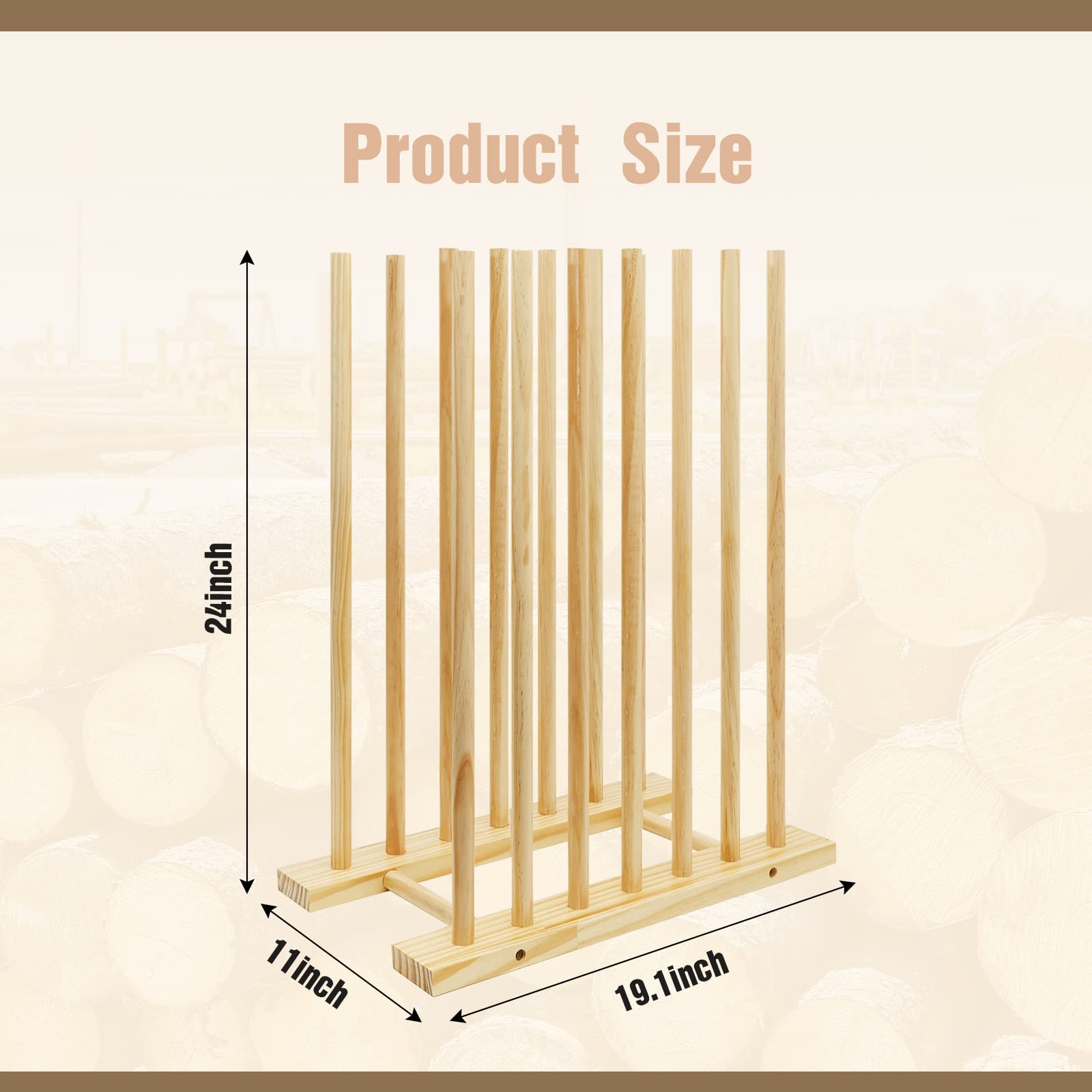 2 Pcs Artist Rack Art Storage Racks 24 x 11 x 19.1 Inch Wooden Painting Storage Rack Art Drying Rack Large Prints Rack Drawing Board Storage Rack