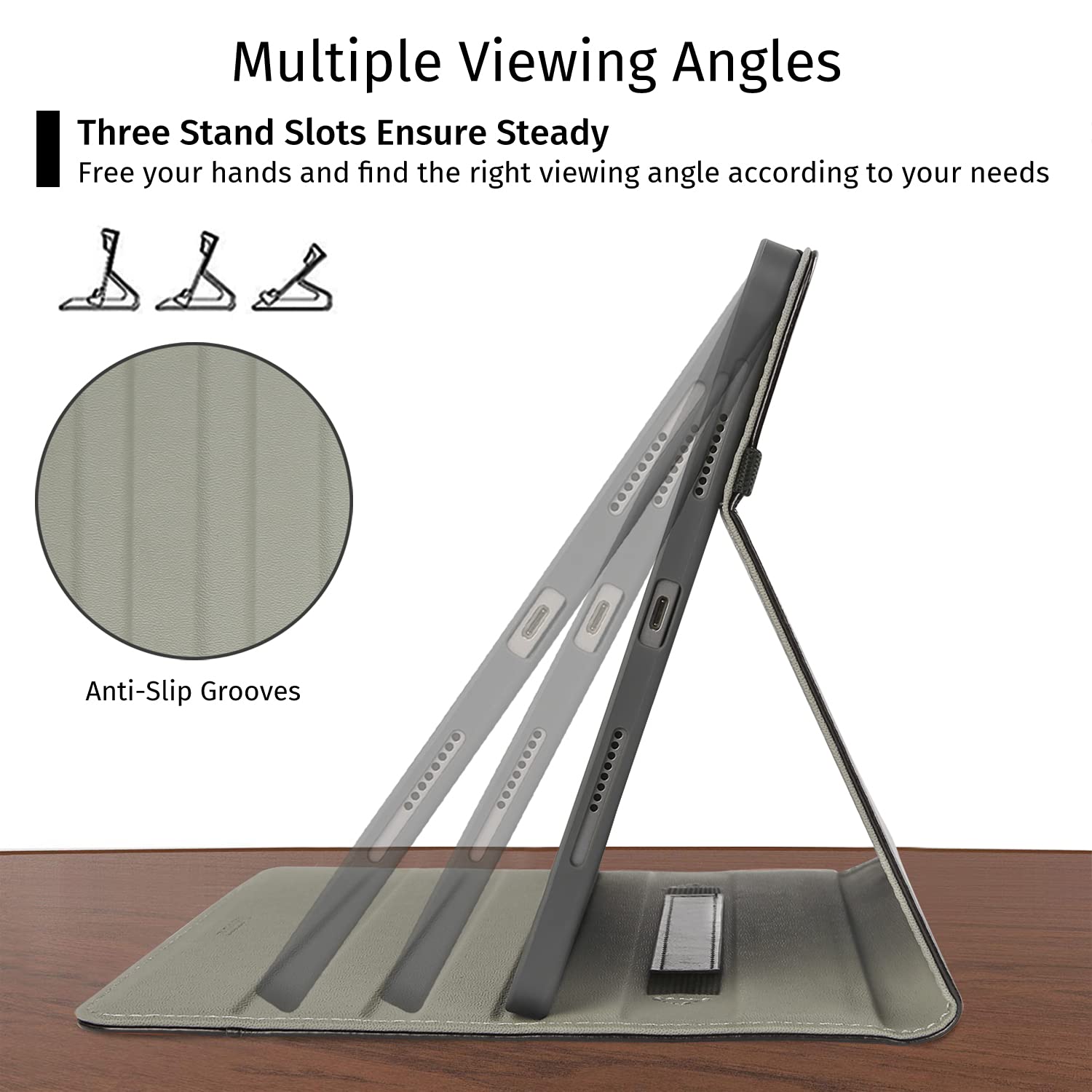 iPad Pro 11 Case with Pencil Holder, Support Pencil 2nd Wireless Charging, Magnetic PU Leather Protective Cover Compatible with iPad Pro 11-inch 3rd/2nd Generation 2021/2020 Released Apple Tablet