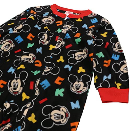 Disney Unisex Kids' Mickey Mouse Footed & Footless One Piece Fleece , MICKEY BUD 3, 2T