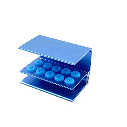 3Pcs 10 Holes Dental Burs Holder Block Case for CA/RA&FG Dental Autoclavable Burs Holder