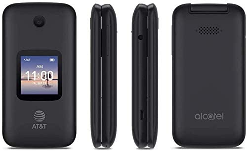 H2O Wireless PREPAID | Alcatel SMARTFLIP 4052R | 4G LTE | 4GB Flip-Phone | SIM Included | Black |