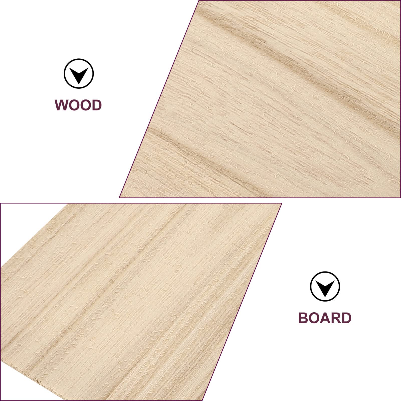 10pcs Taekwondo Breaking Board Rebreakable Kick Boards Performing Wooden Taekwondo Punching Boards Training Accessory for Kids Adult (0.3cm)
