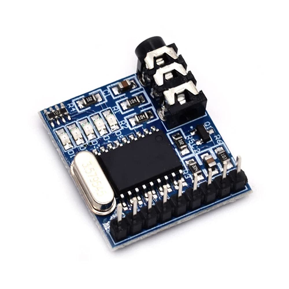 Rakstore 4Pcs MT8870 DTMF Voice Decoding Module Phone Module Speech Decoding Voice Board Module LED Indicators with Pins