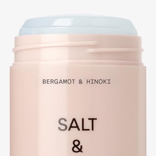 SALT & STONE Sensitive Skin Deodorant | Natural Deodorant Gel for Women and Men, Aluminum Free, Baking Soda Free, Vegan | Bergamot & Eucalyptus (2.6 oz)