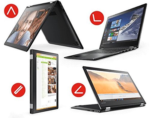 2017 Lenovo Flex 4 Convertible 2-in-1 Laptop / Tablet 14" FHD Touchscreen Display, Intel Core i7-6500U, 16GB RAM, 256GB SSD, AMD Radeon R5 M430, Backlit Keyborad, Bluetooth, Webcam, Windows 10