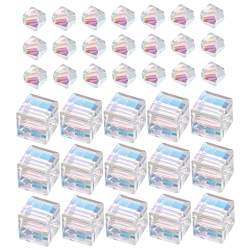 360 Pcs Jewelry Beads Bracelet Beads Glass Earring Kit Beads Glass Beads for Bracelets Making Beads in Bulk Bracelet Making Beads Assorted Beads Bracelets Kit Beads Gemstone Beads